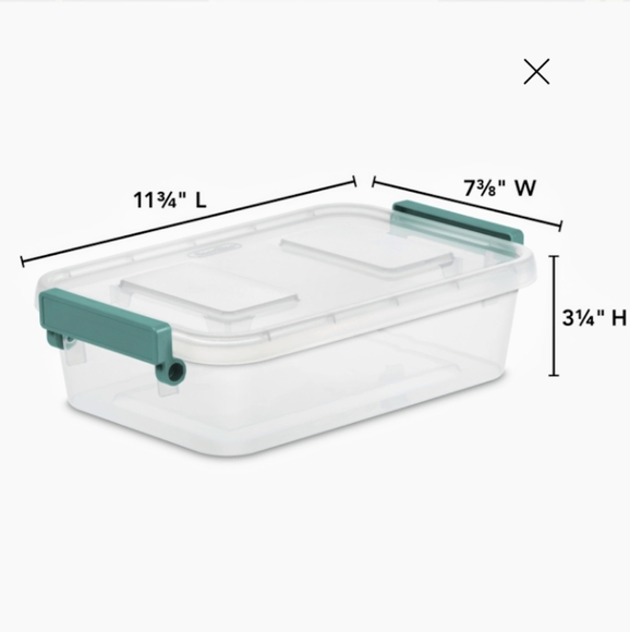 Sterilite | Storage & Organization | Sterilite Storage Boxes Id Latch ...
